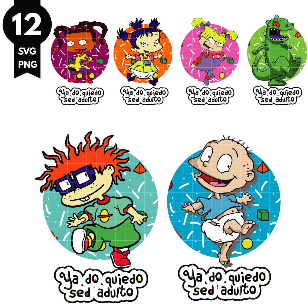 Rugrats Cartoon Clipart, SVG PNG, Instant Download - Etsy Australia