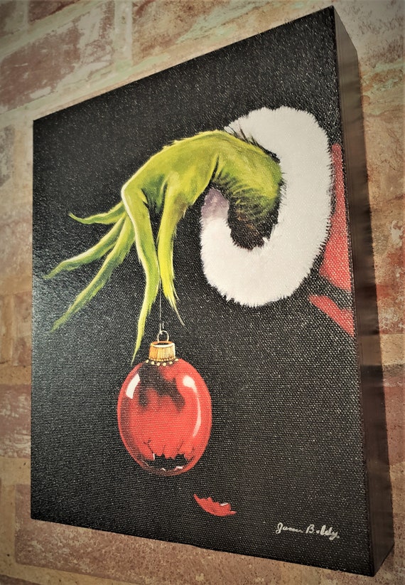 Grinch Arm Painting