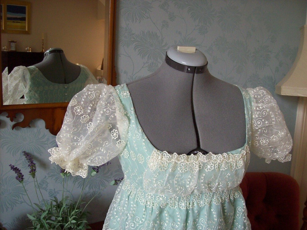 Emma - Custom Regency Lace Dress - Etsy