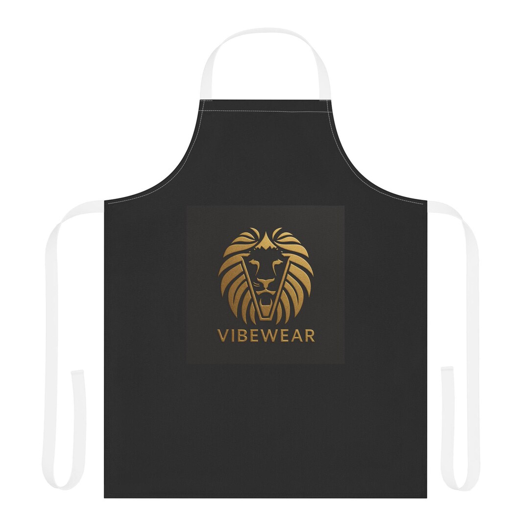 Luxury Lion Emblem Apron, Stylish Kitchen Gift, Cooking Enthusiast Gift ...
