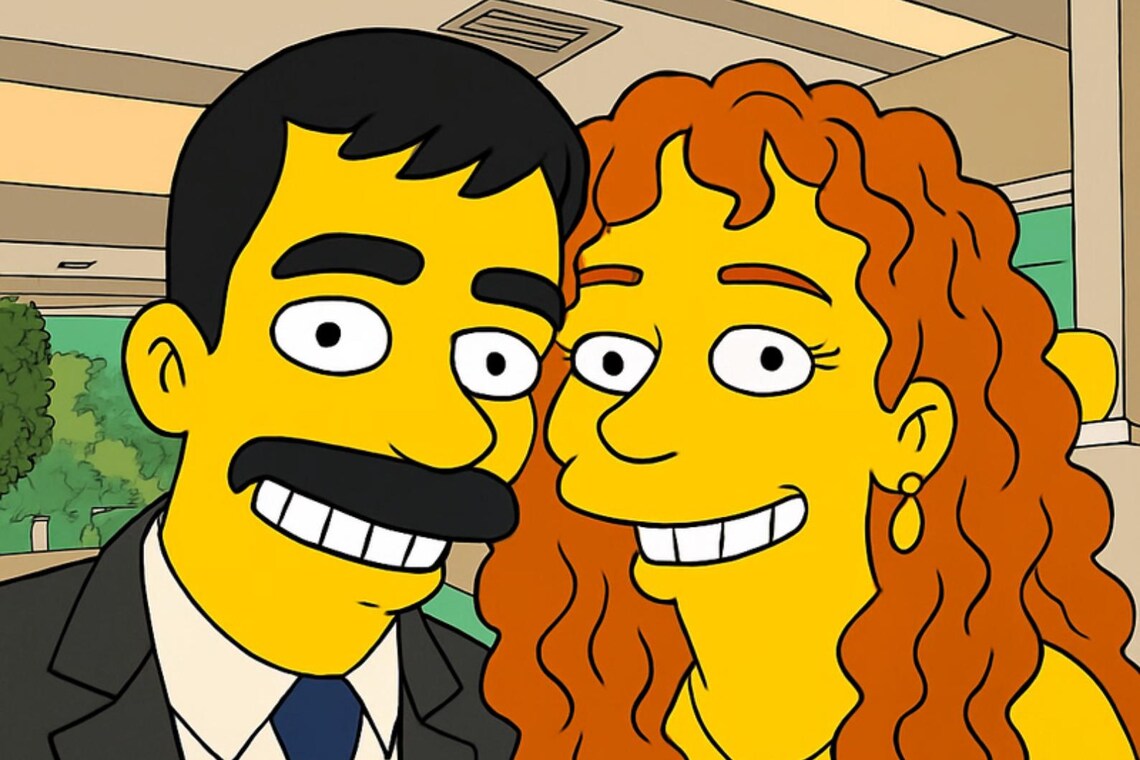 Personalized Yellow Cartoon Portrait: Custom Family Art Gift - Etsy