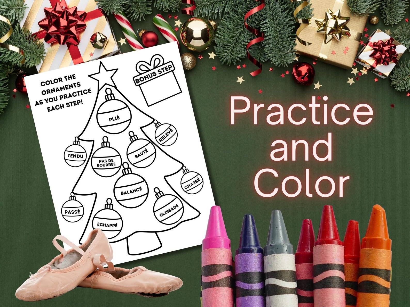 Editable Christmas Dance Activity - Etsy