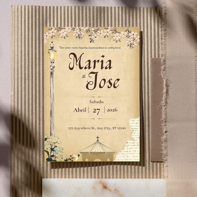 Filipiniana Invitation - Etsy