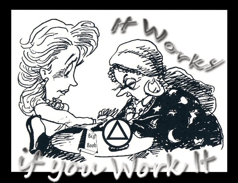 It Works If You Work It 12 Step Greeting Card - Etsy