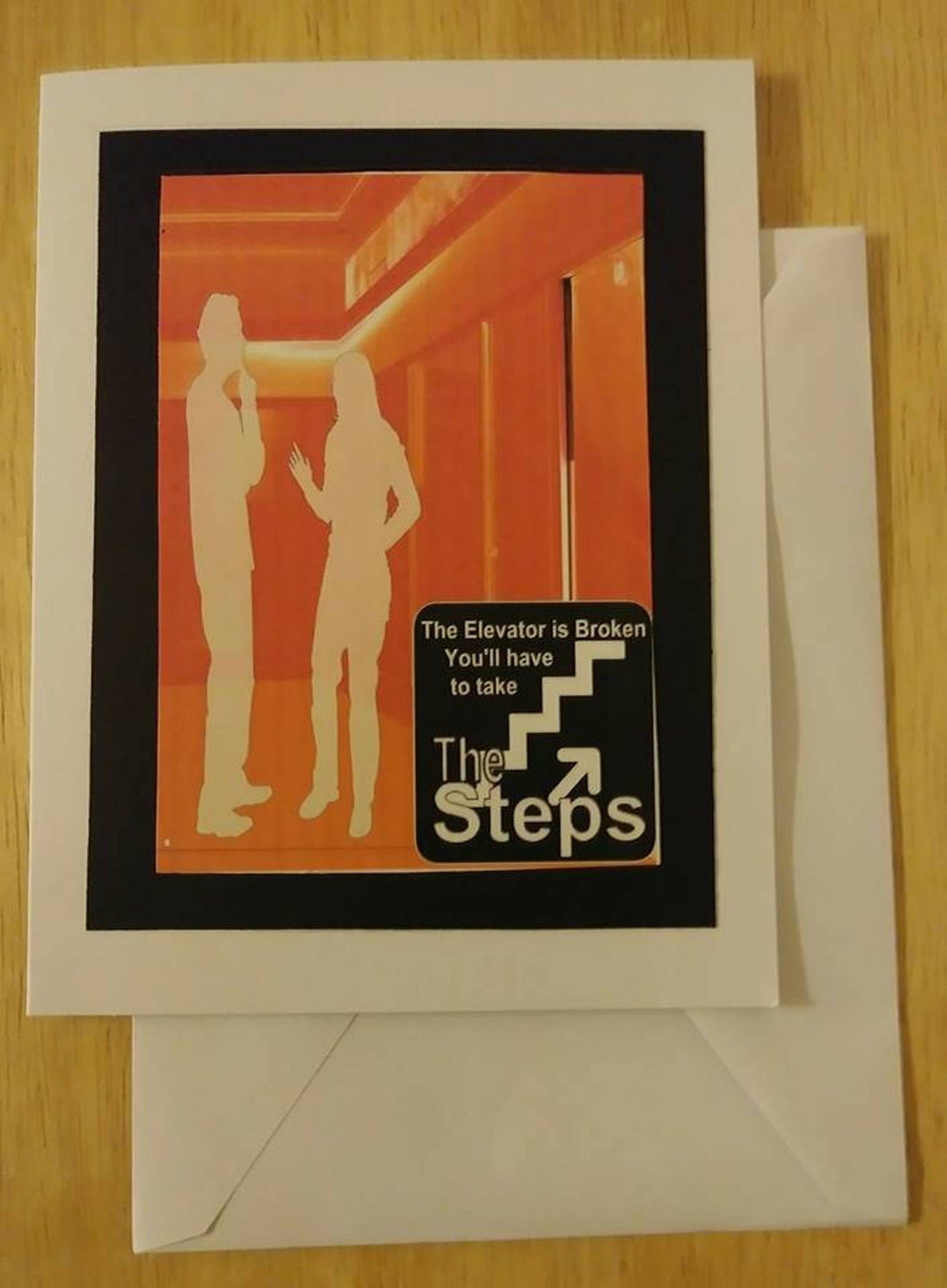 The Elevator is Broken You’ll Have to Take the Steps 12 Step Greeting ...