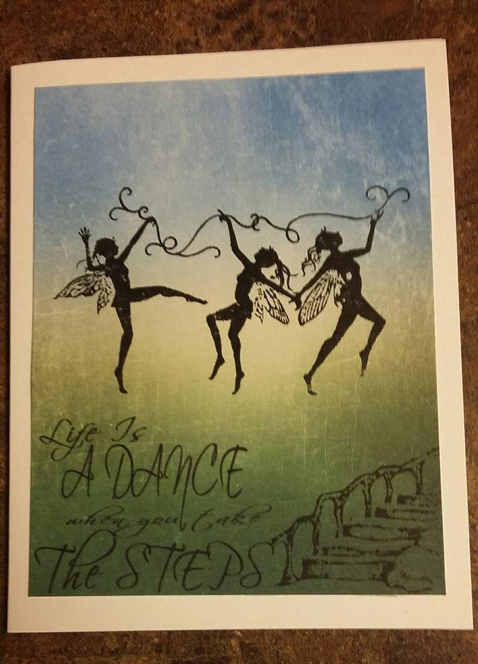 Life Is A Dance Wen You Take The Steps 12 Step Fairy Card | Etsy