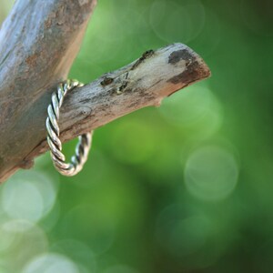 Handmade Sterling Silver Rope Ring - Etsy