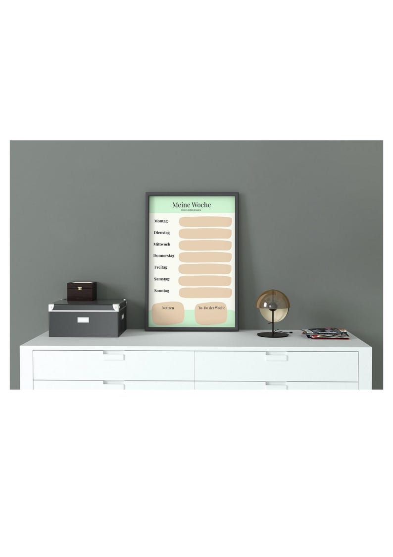 Printable Weekly Planner / My Week / Weekly Overview (A4) / To-do ...