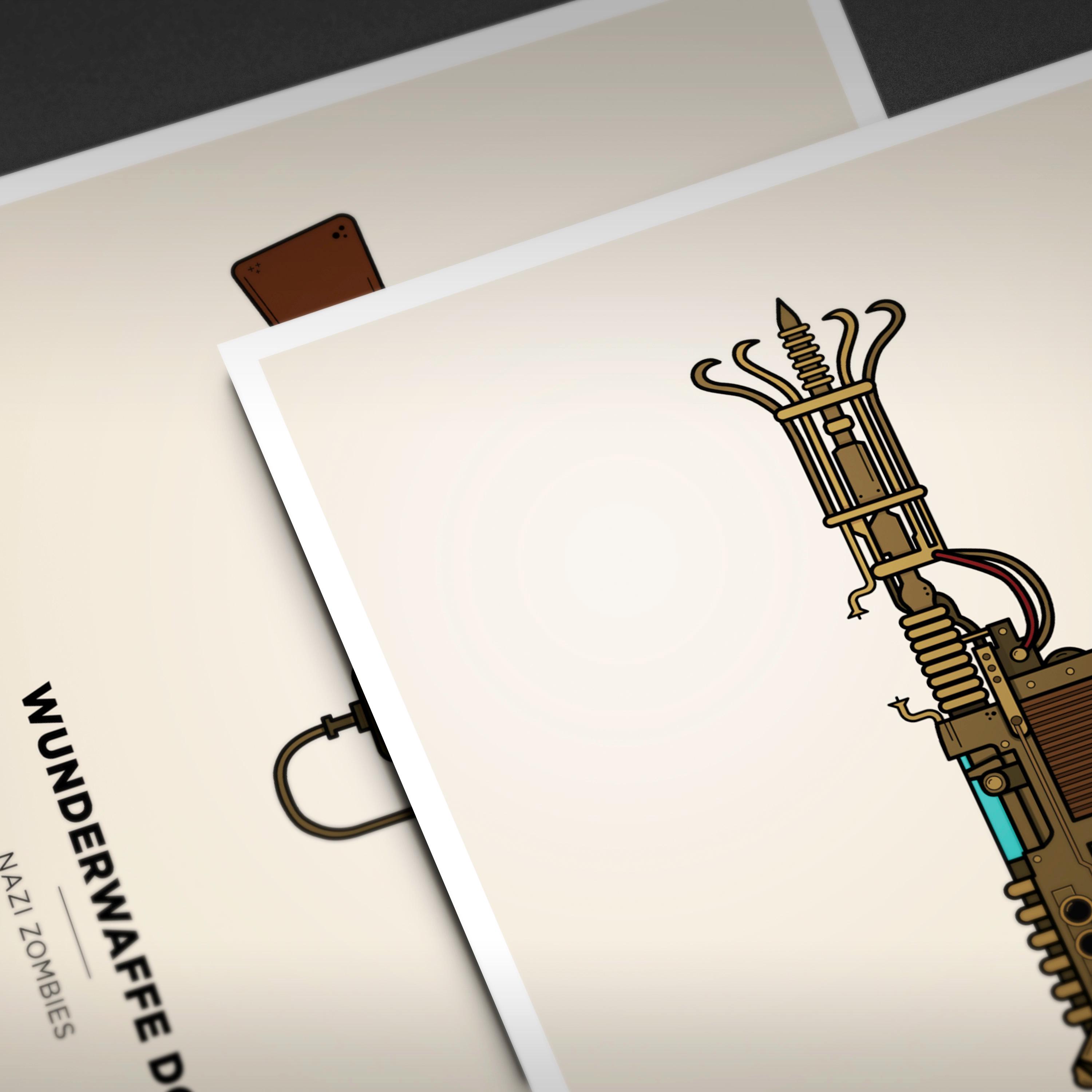 Wunderwaffe DG-2 Illustration Poster - Etsy