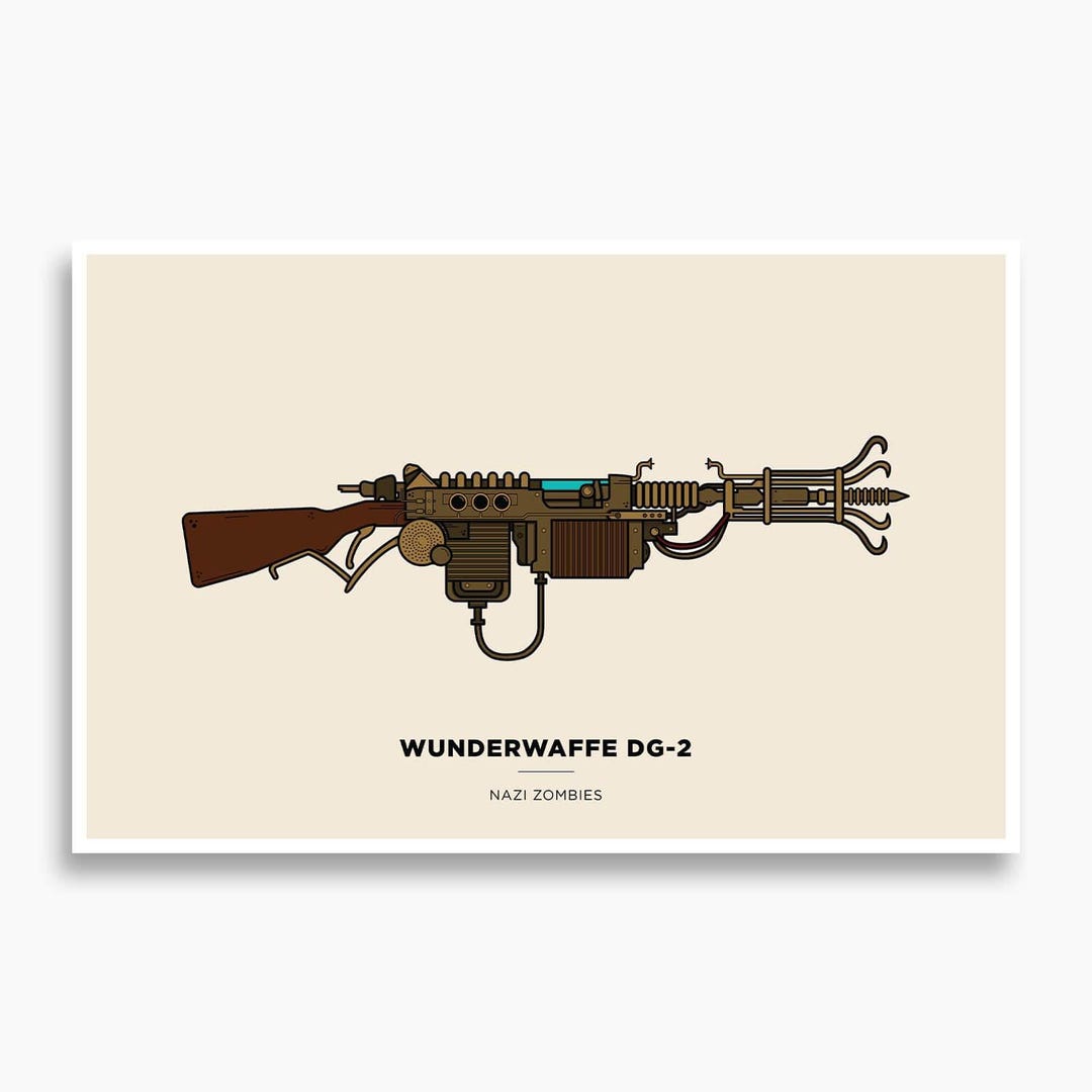 Wunderwaffe DG-2 Illustration Poster - Etsy