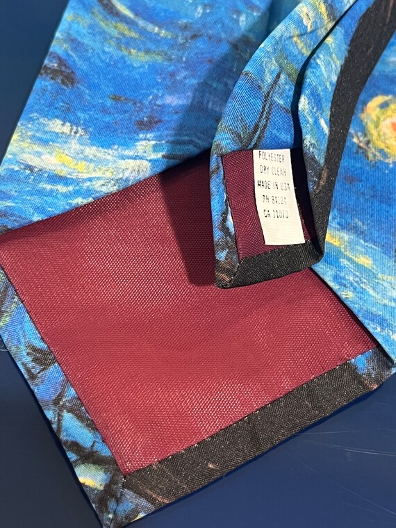 Ralph Marlin RM Style Van Gogh Starry Night Mens Silk… - Gem