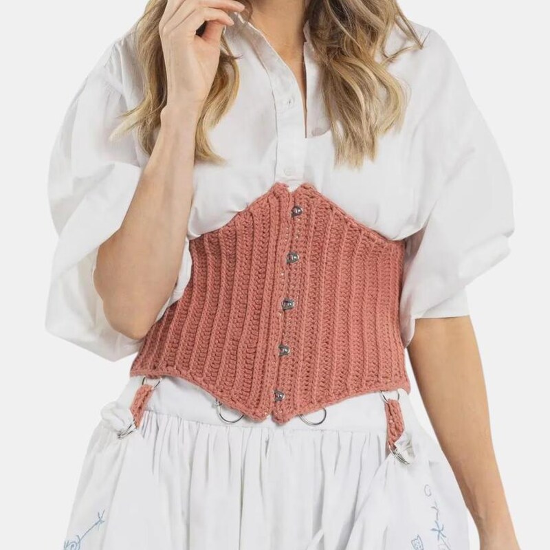 Knitted Corset - Etsy