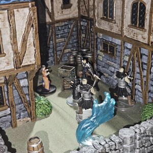 Medieval Town Houses Tabletop Terrain - Etsy