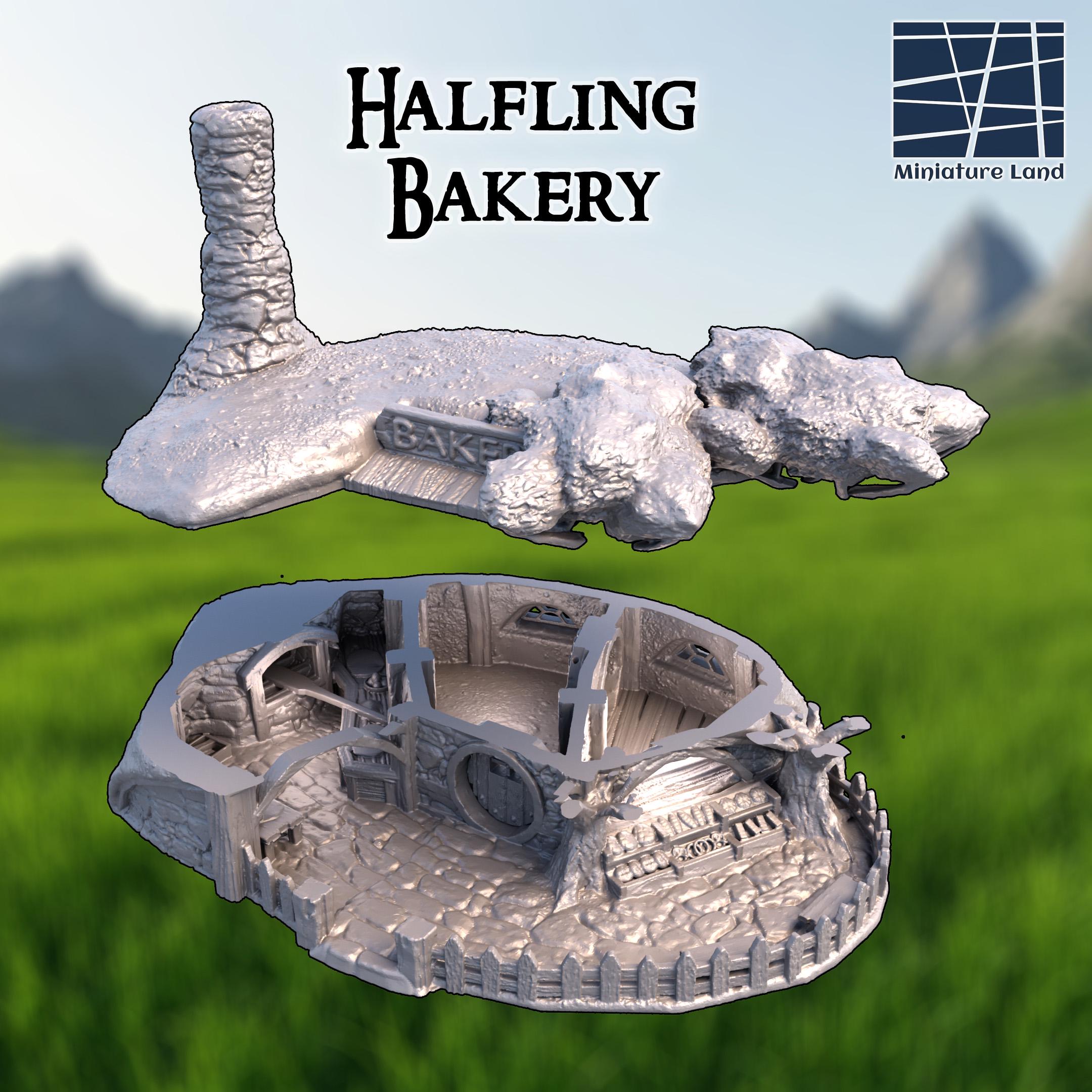 Halfling Bakery Dnd Tabletop Terrain - Etsy