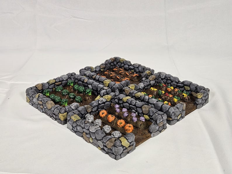 Modular Medieval Farm Plot Tabletop Terrain - Etsy