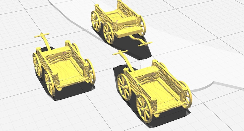 Medieval D&D Carts Terrain - Etsy