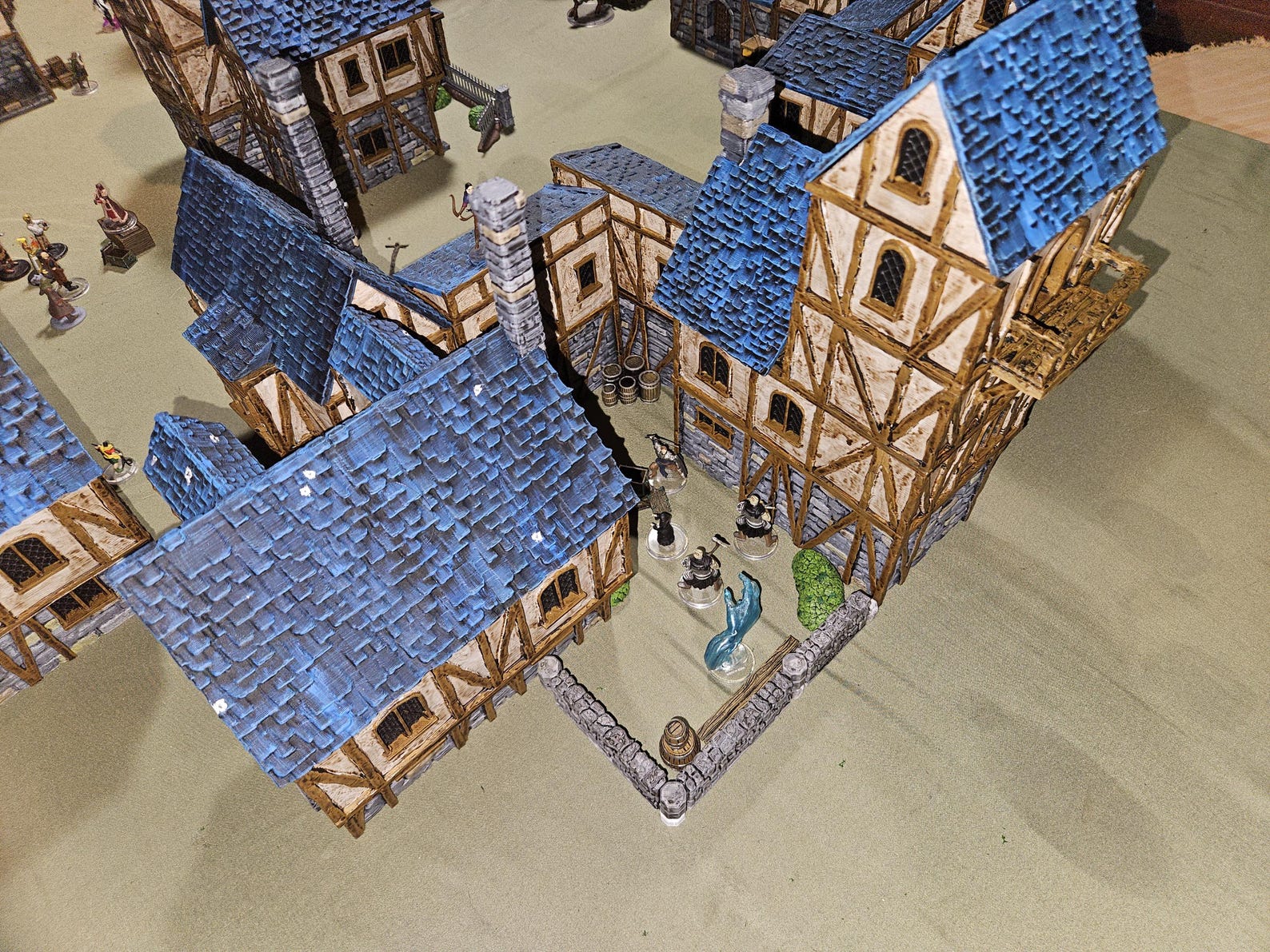 Medieval Town Houses Tabletop Terrain - Etsy