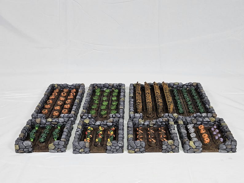 Modular Medieval Farm Plot Tabletop Terrain - Etsy