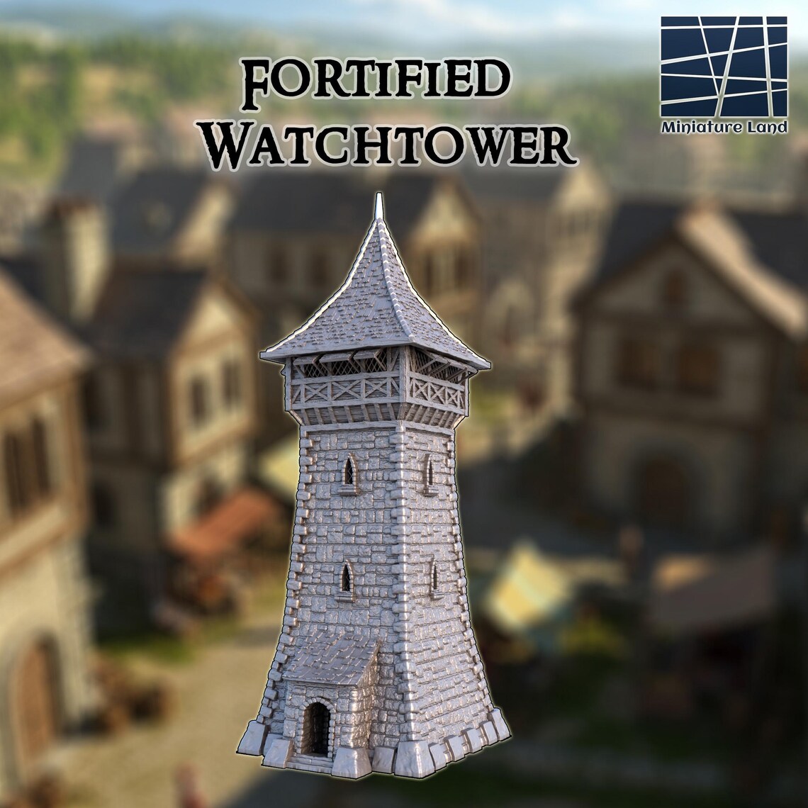 Fortified Watchtower 28mm Tabletop Terrain - Etsy