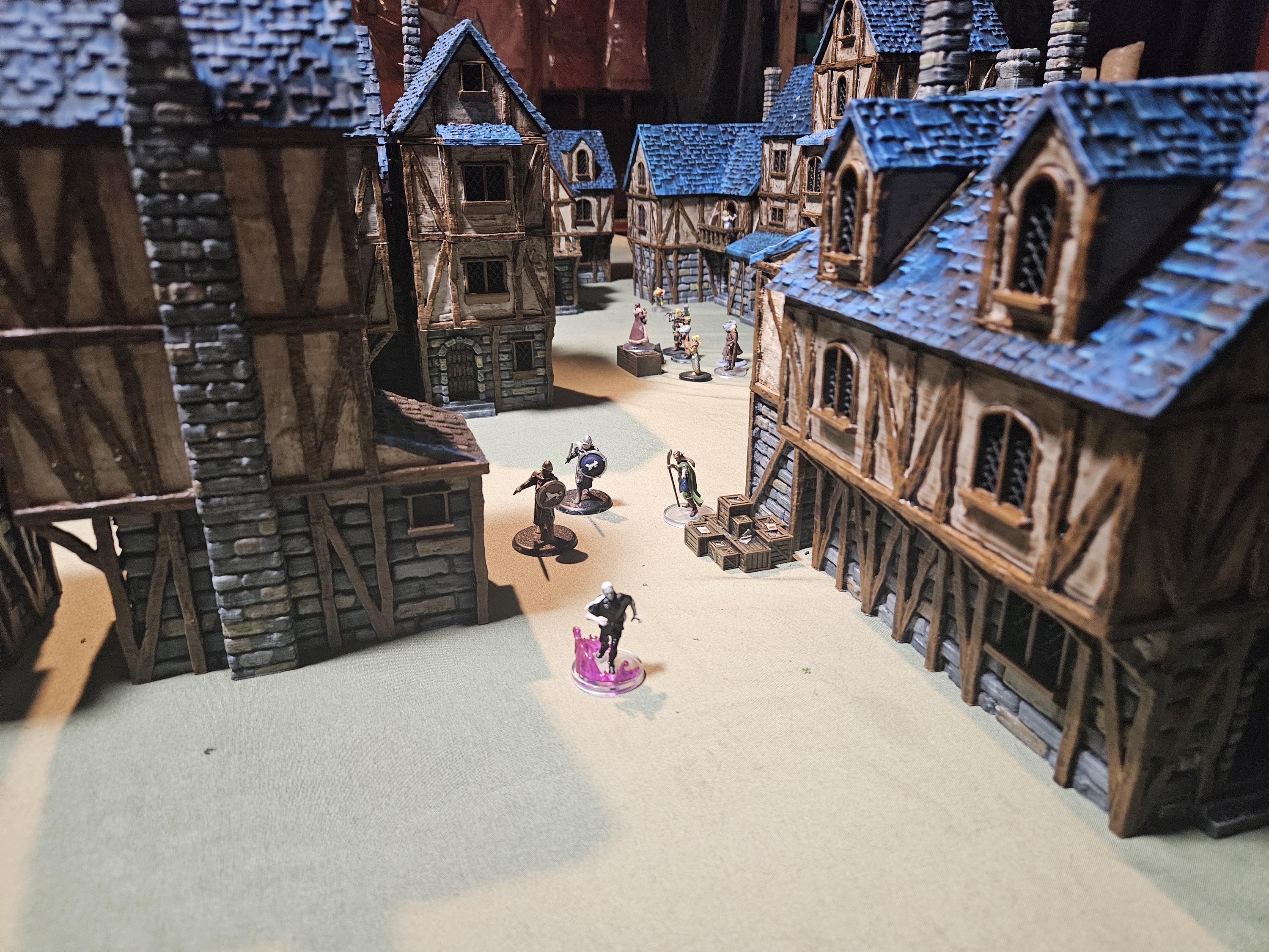 Medieval Town Houses Tabletop Terrain - Etsy