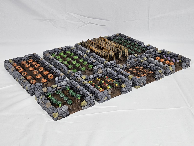 Modular Medieval Farm Plot Tabletop Terrain - Etsy