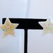 Funkly Splattered Glitter Star Earrings Pierced - Etsy