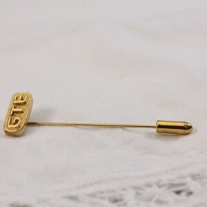 Vintage GTE Gold Tone Hat / Stick Pin - Etsy