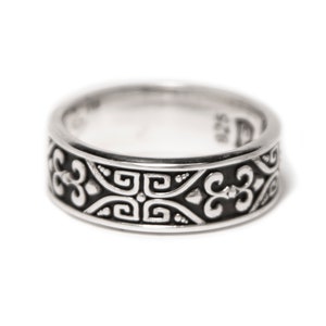 Greek Style Ring in Sterling Silver - Etsy