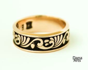 Greek Style Wedding Ring - Etsy