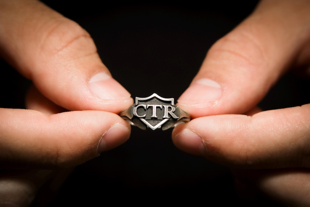 CTR Shield Custom Ring "choose the Right" - Etsy