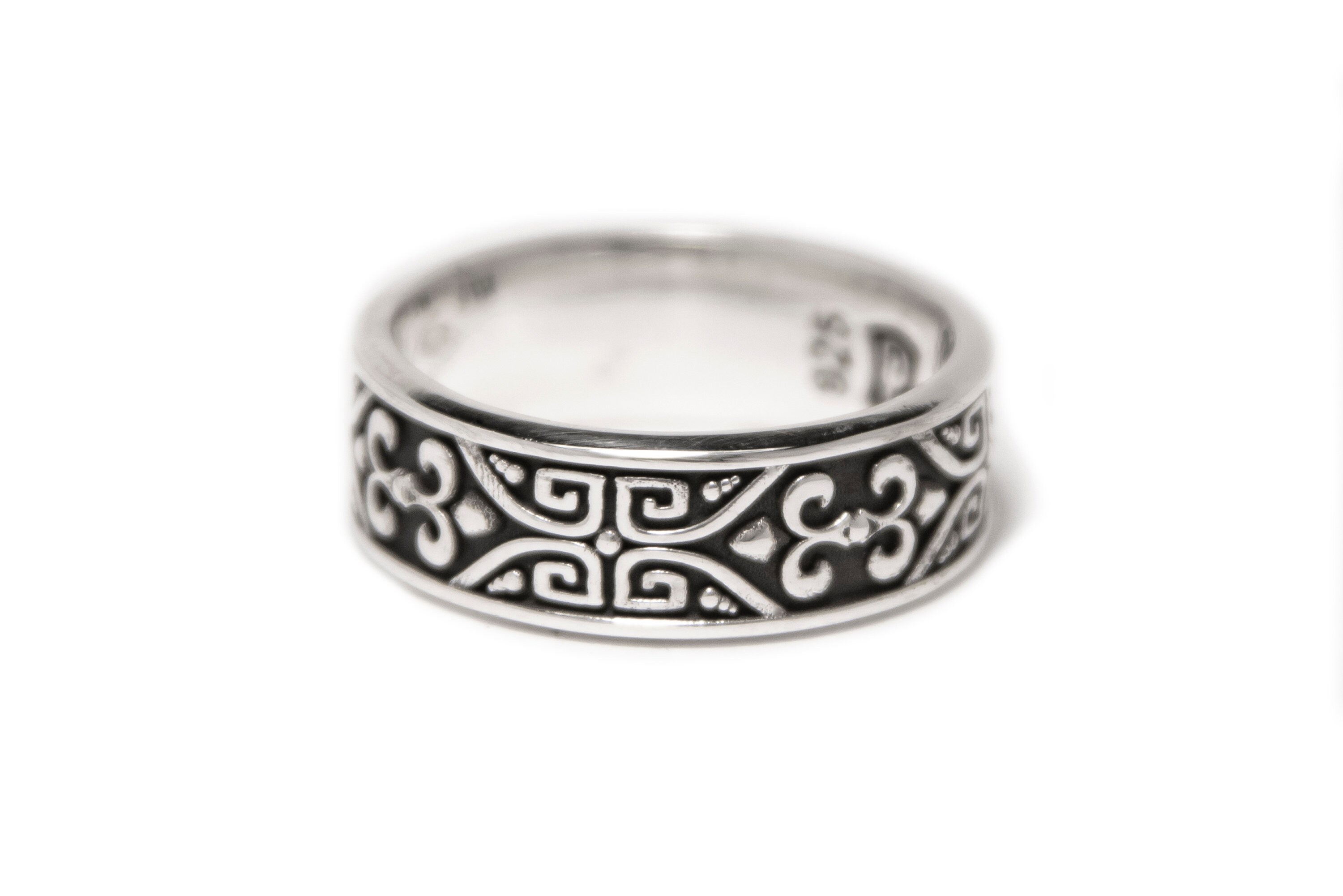 Greek Style Ring in Sterling Silver - Etsy