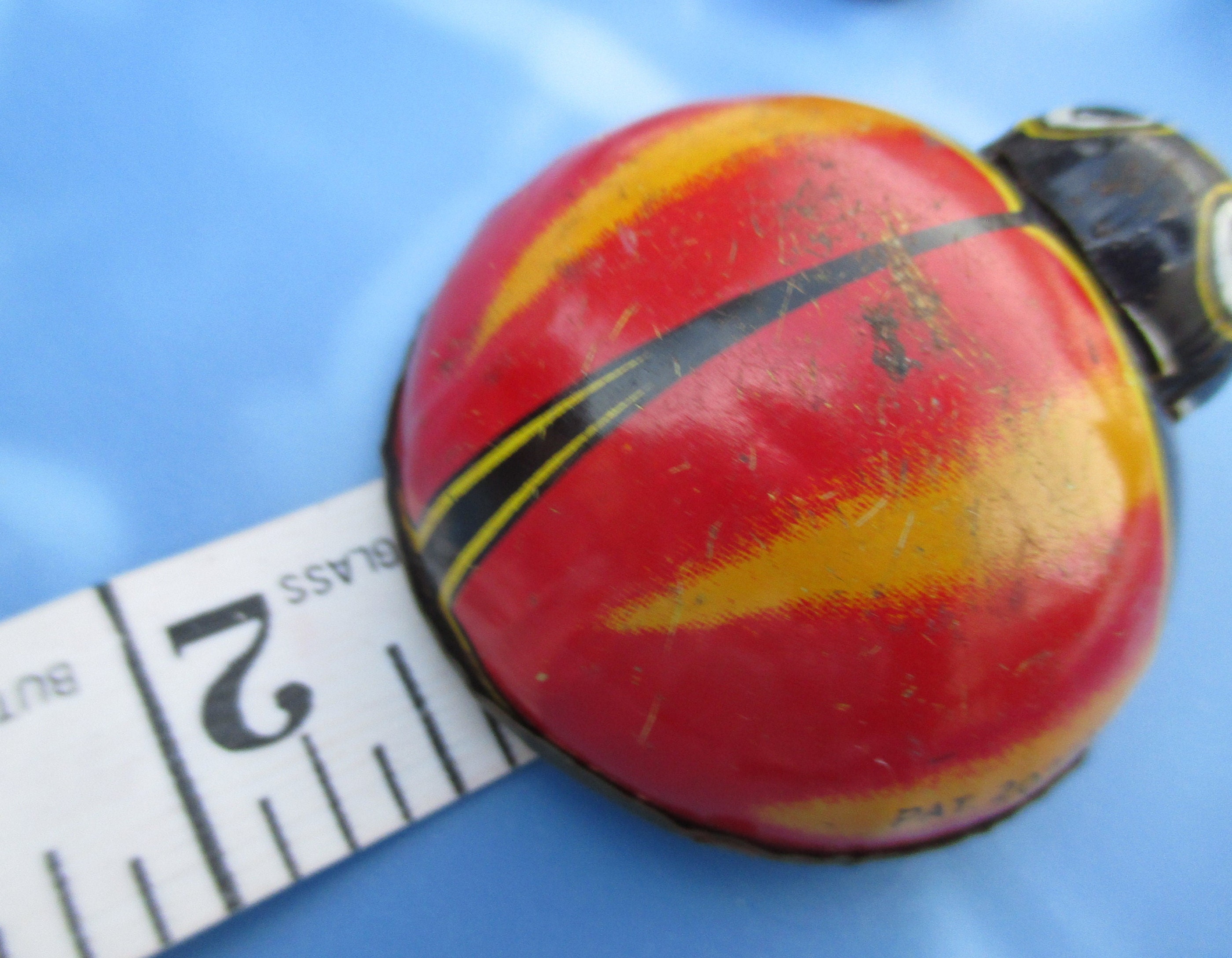 Mid Century Litho Tin Toy Friction Bug - Etsy