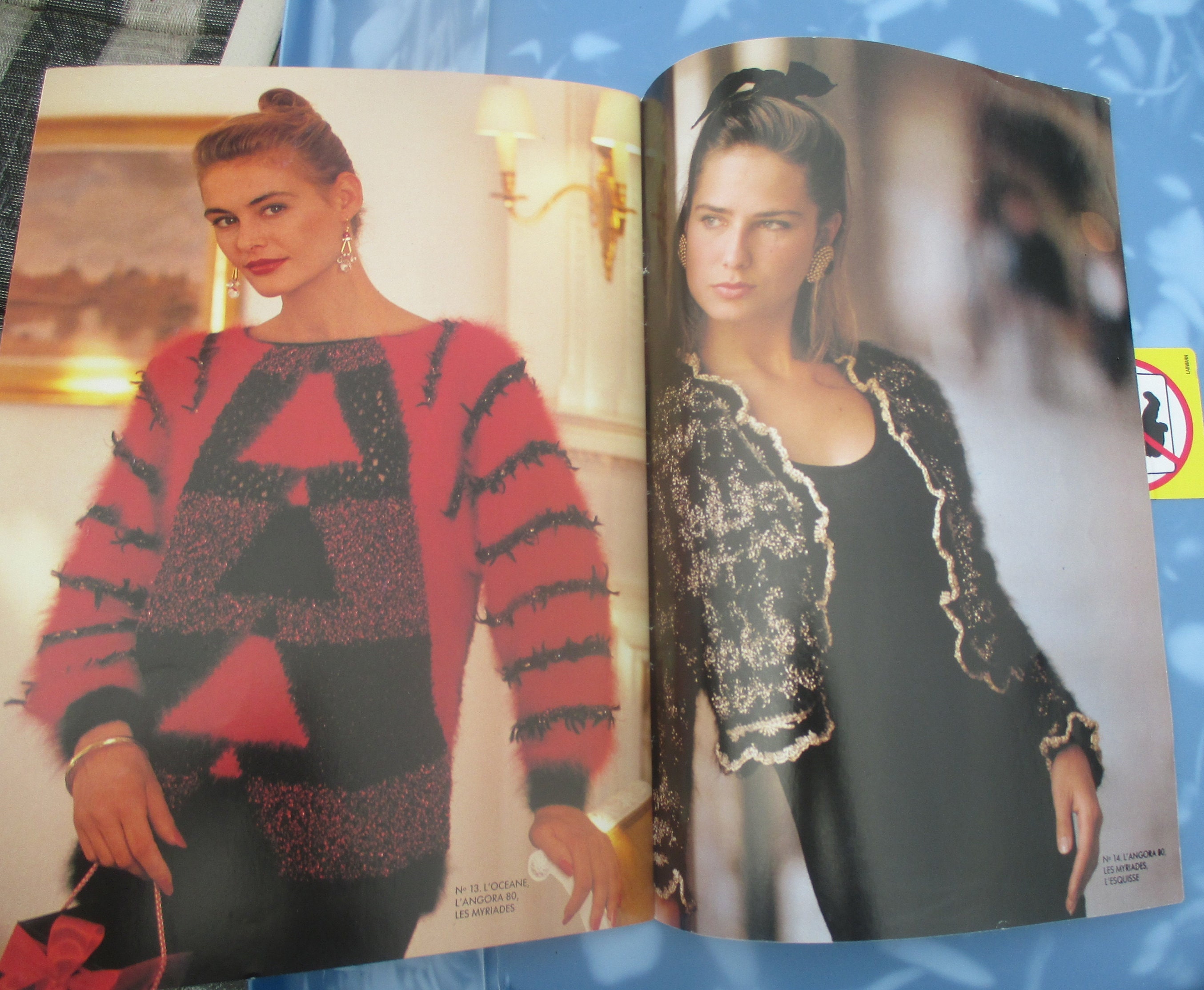 1980s Paris France Knitting Pattern Booklet Welcomme Yarn Magazine Rare ...