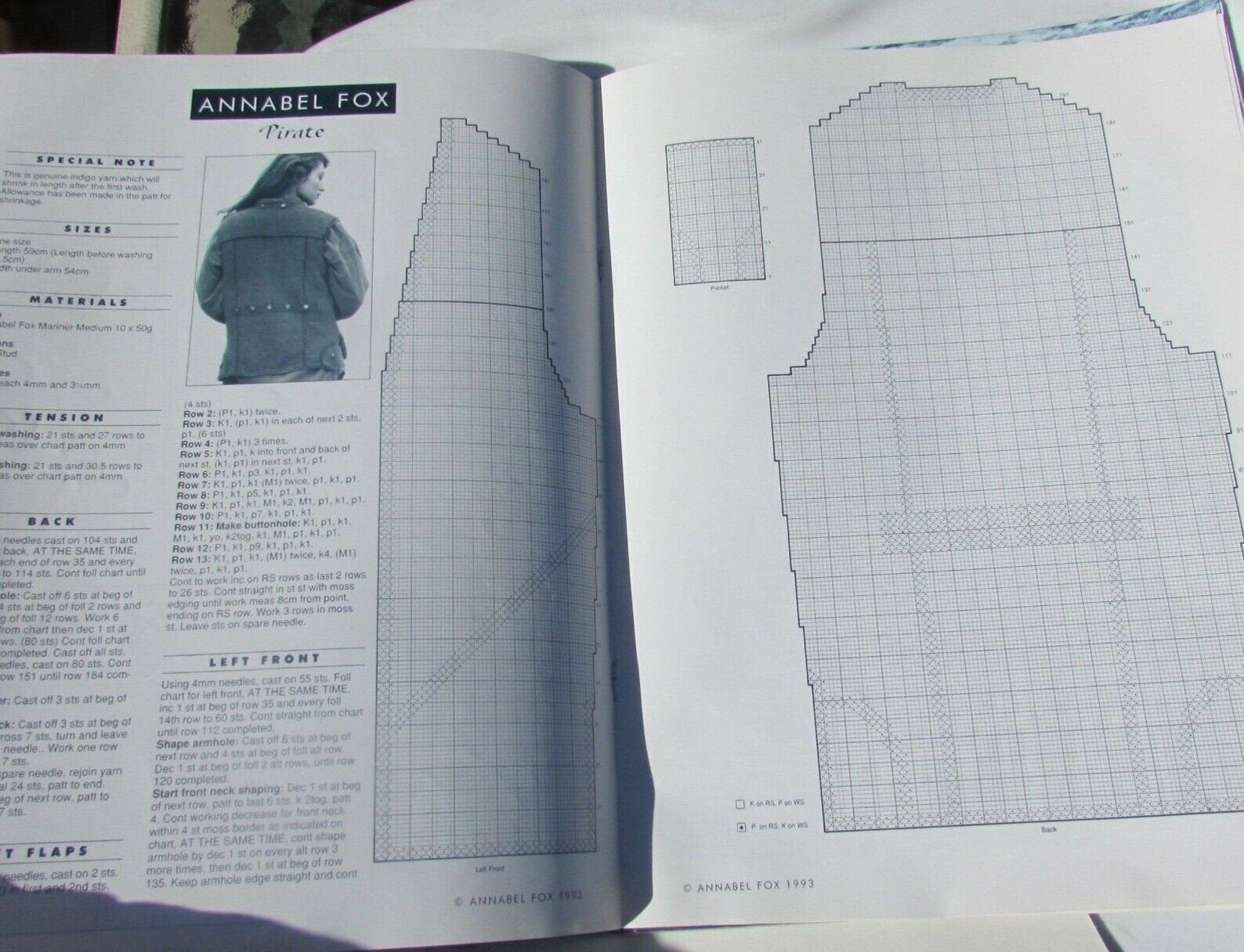 Annabel Fox Knitting Pattern Book Mariner Collection Rare - Etsy