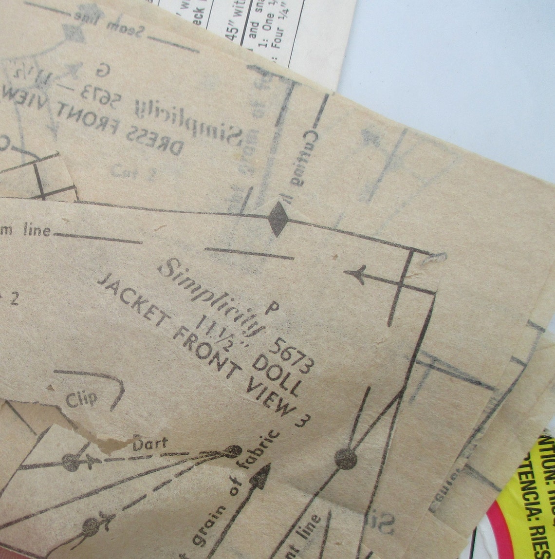 Simplicity Barbie and Friends Wardrobe Sewing Pattern #5673 Mostly ...