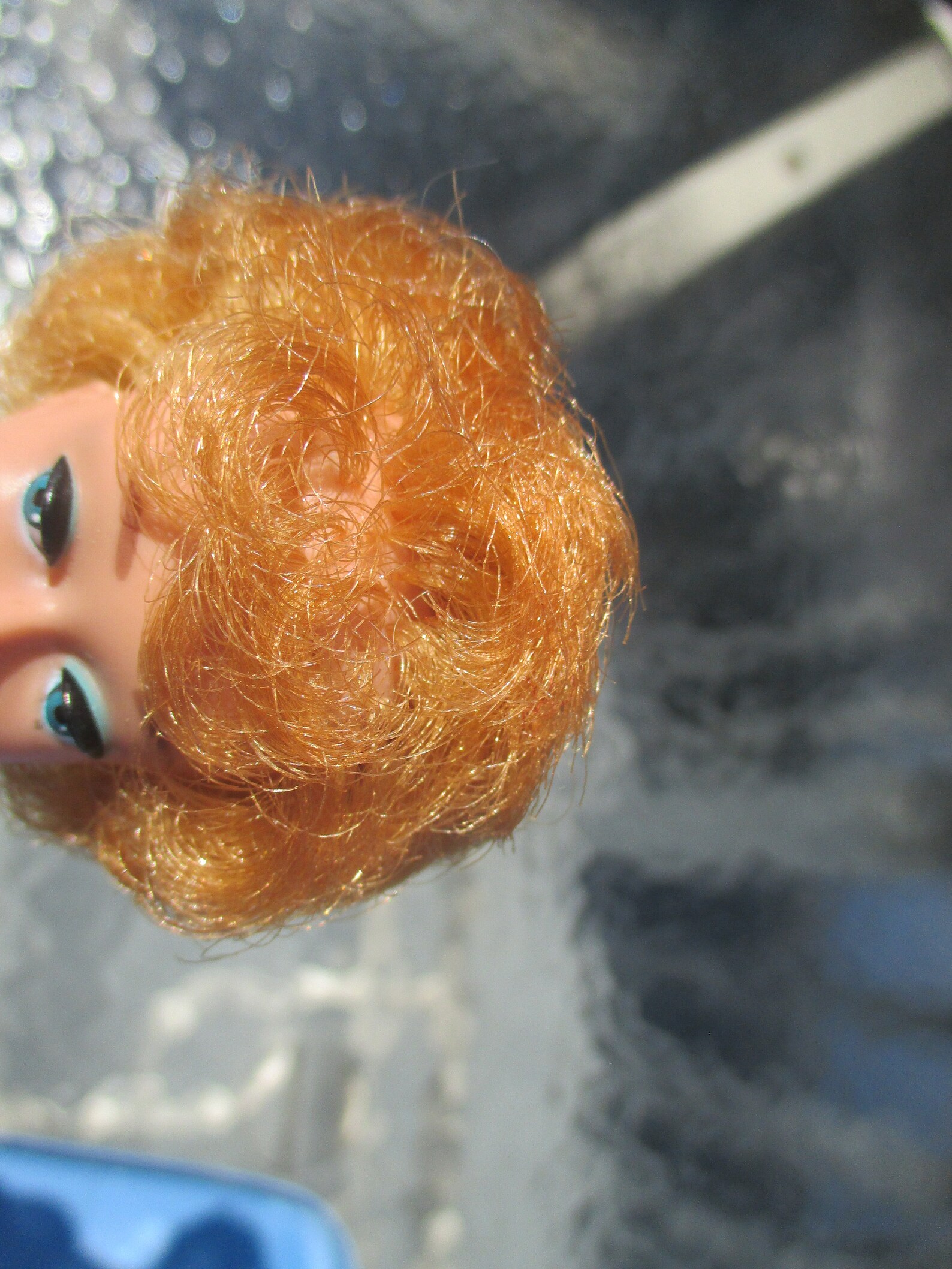 White Ginger Barbie Doll Bubble Cut Bubble Gum Pink First Issue 1961 ...