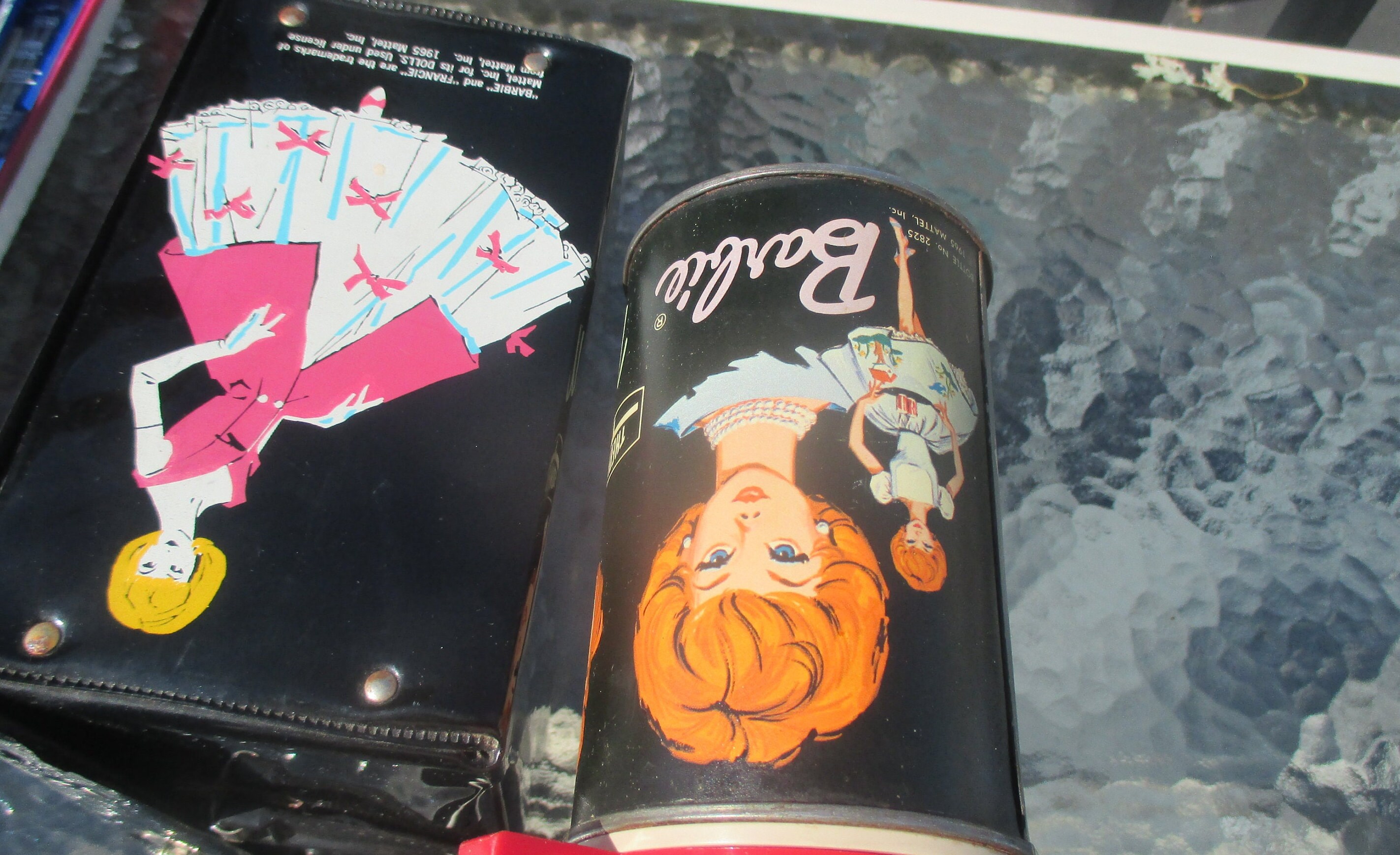 Vintage Barbie Doll Lunch Box Vinyl Case Thermos Rare Francie - Etsy