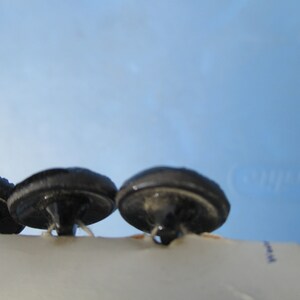 Vintage Glass Buttons Textured Slate Blue Germany Set of 5 Original ...