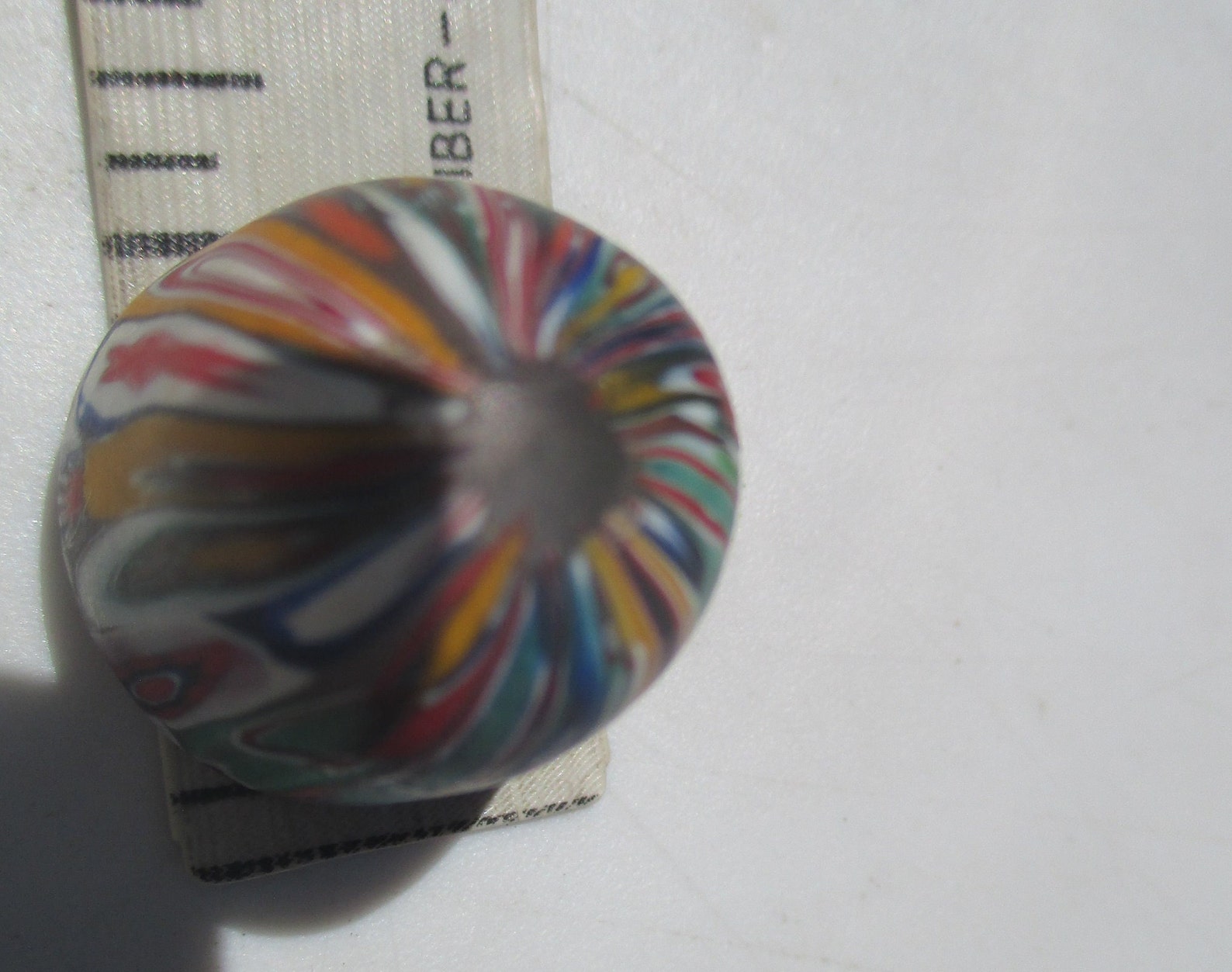 Murano Art Glass Handmade Colorful Abstract Thimble Italy Vintage - Etsy
