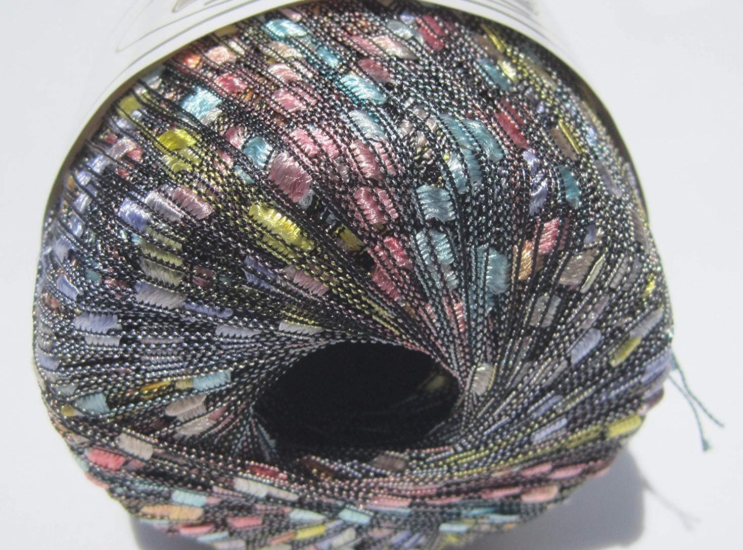 Knitting Fever Dazzle Ladder Ribbon Yarn Multi Colors Latticework - Etsy