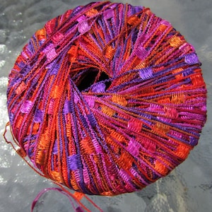 Knitting Fever Dazzle Yarn Ladder Ribbon Lattice Necklace Bracelet ...