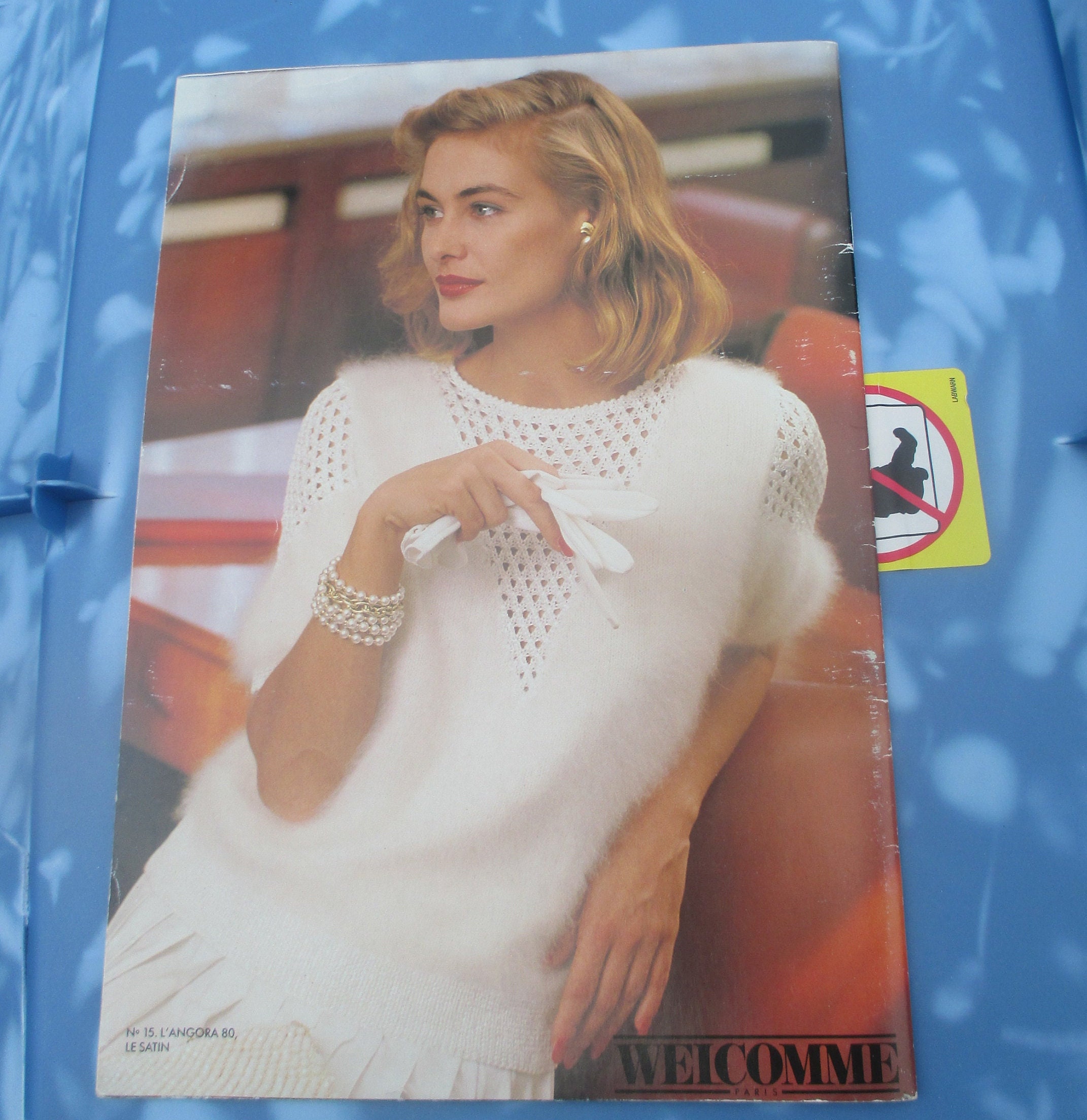 1980s Paris France Knitting Pattern Booklet Welcomme Yarn Magazine Rare ...