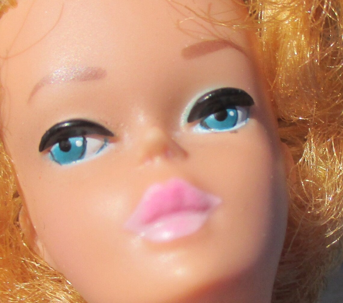 White Ginger Barbie Doll Bubble Cut Bubble Gum Pink First - Etsy