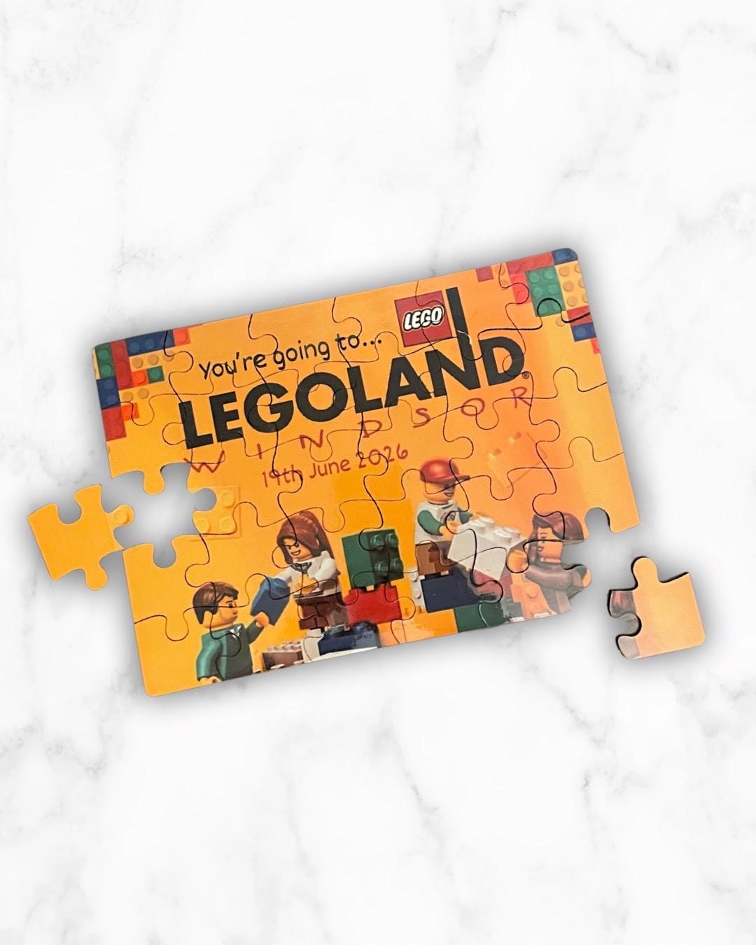 Legoland Surprise Gift Reveal - Custom Puzzle - Etsy