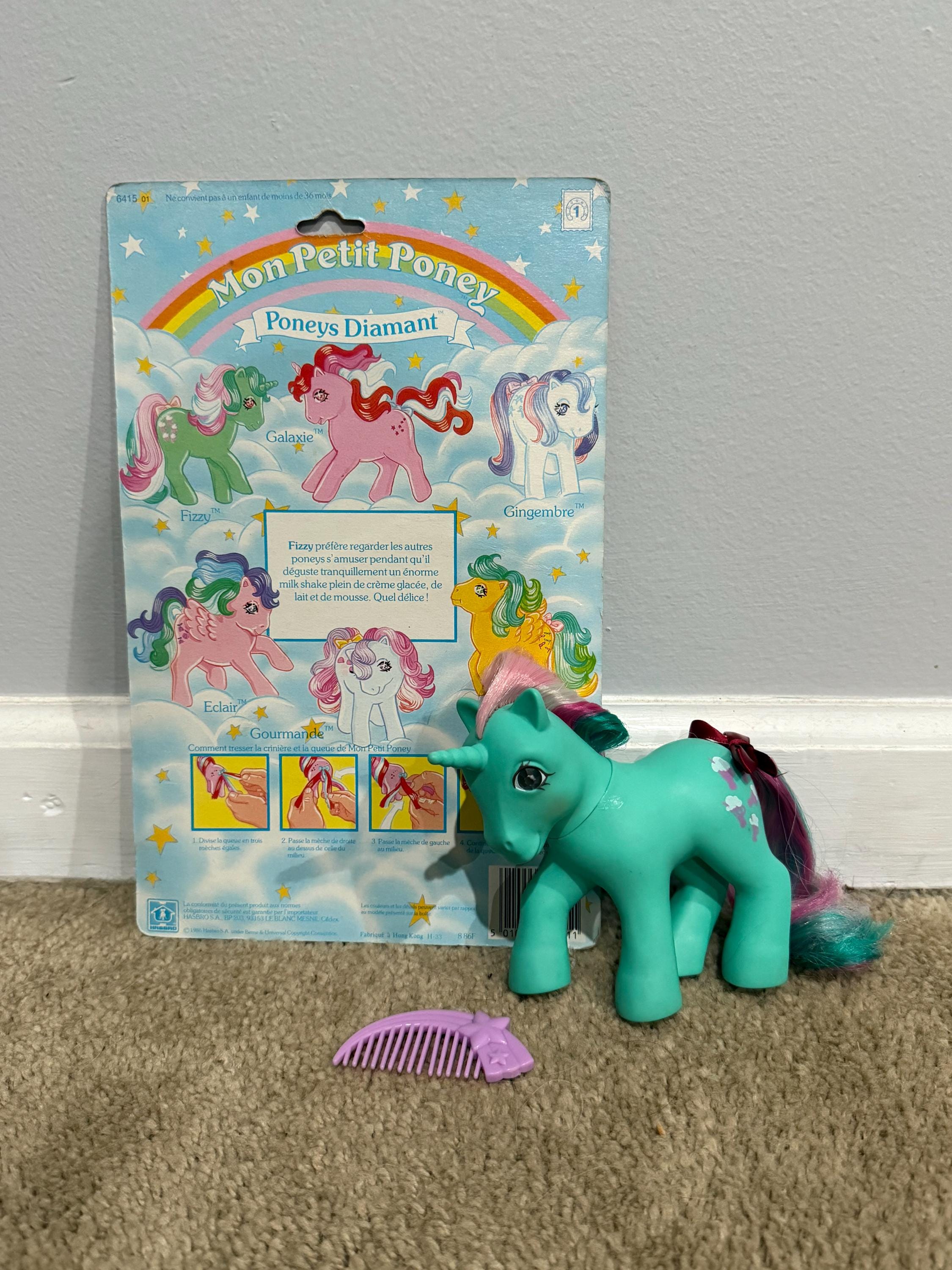 My Little Pony G1 Vintage Twinkle Eye TE Fizzy Jewel Eyed Pony MLP ...
