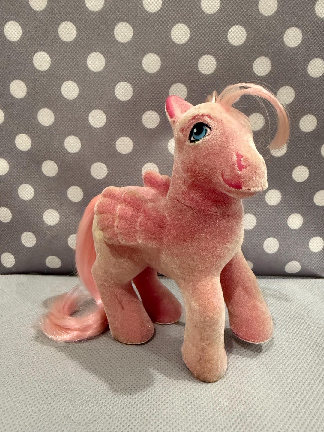 My Little Pony G1 so Soft SS Hippity Hop Pink Bunny Flocked Pegasus ...