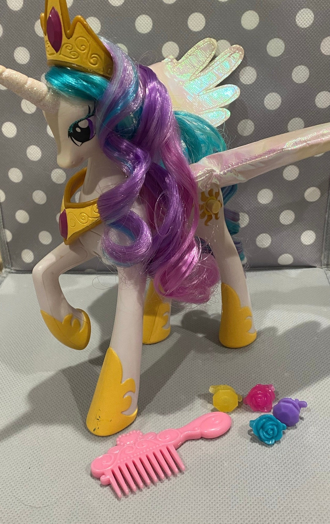 My Little Pony G4 Electronic Talking Princess Celestia Alicorn MLP ...