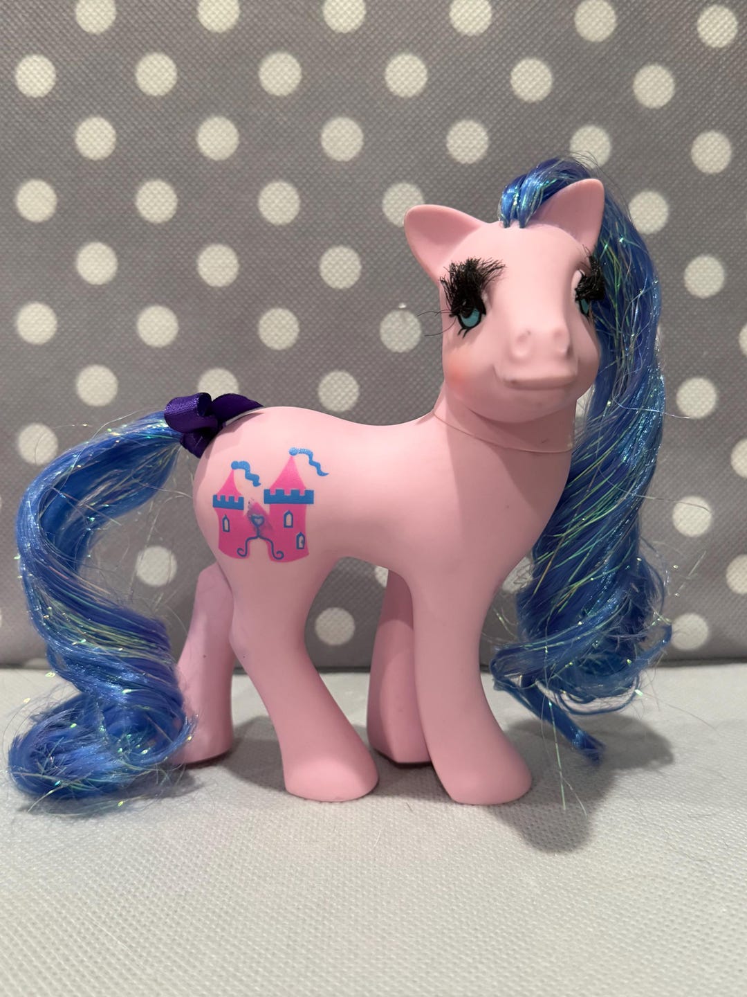 My Little Pony G1 Vintage Eyelash Princess Royal Pink Purple MLP Pose ...