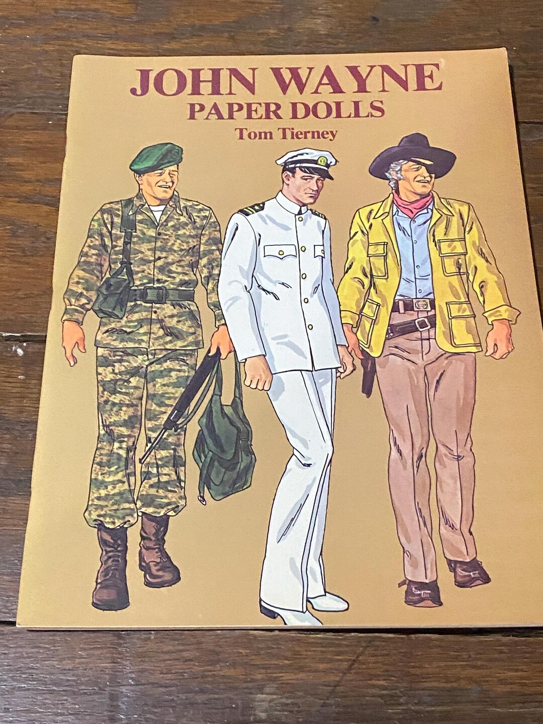 John Wayne Paper Dolls Western Star Style Movie Star 1981 Paper Dolls ...