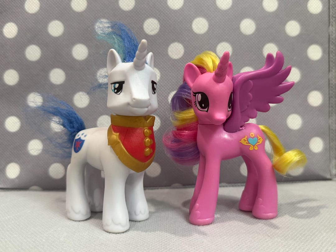 My Little Pony G4 Crystal Empire Prince Shining Armor Princess Cadence New Vintage MLP Alicorn ...